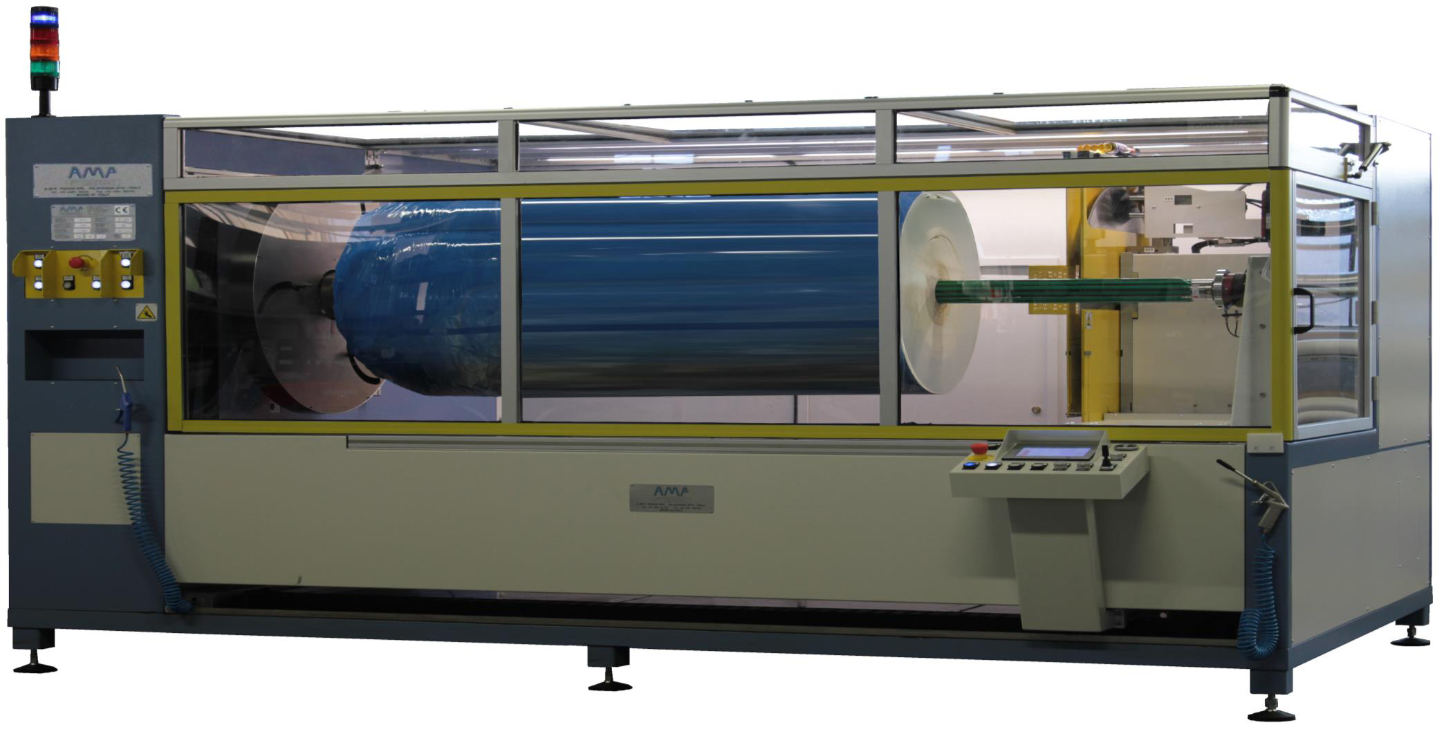 Automatic roll slitters for large and heavy rolls | AMP Pisani